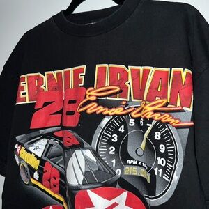 Nascar | Shirts | Vintage Nascar Tshirt Ernie Irvan Track Gear Double ...